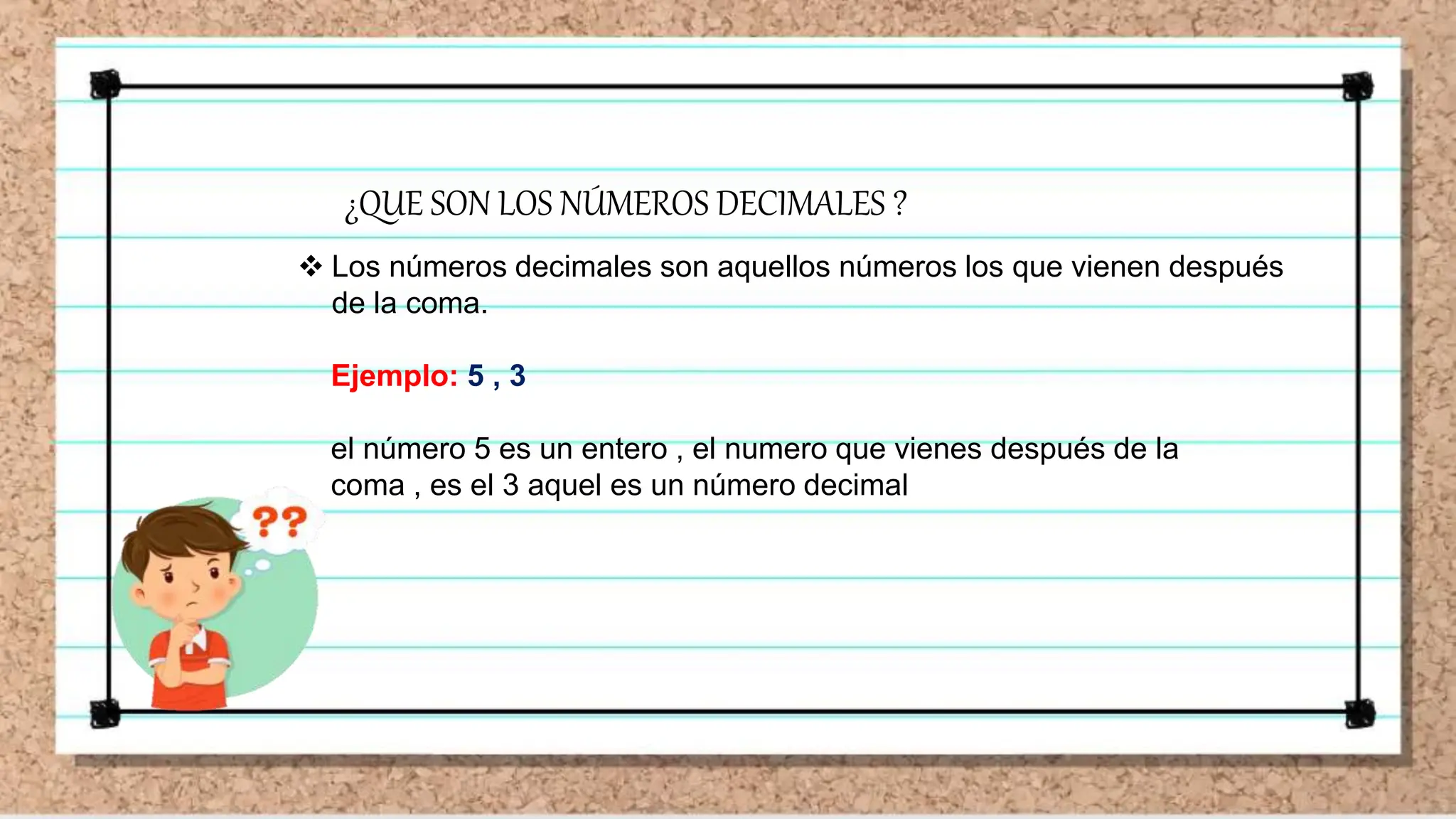 Ppt. NÚMEROS DECIMALES trabajo de matemáticas | PPT