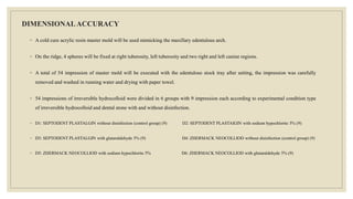 EVALUATION AND COMPARISON IN SURFACE ROUGHNESS AND DIMENTIONAL ACCURACY ...