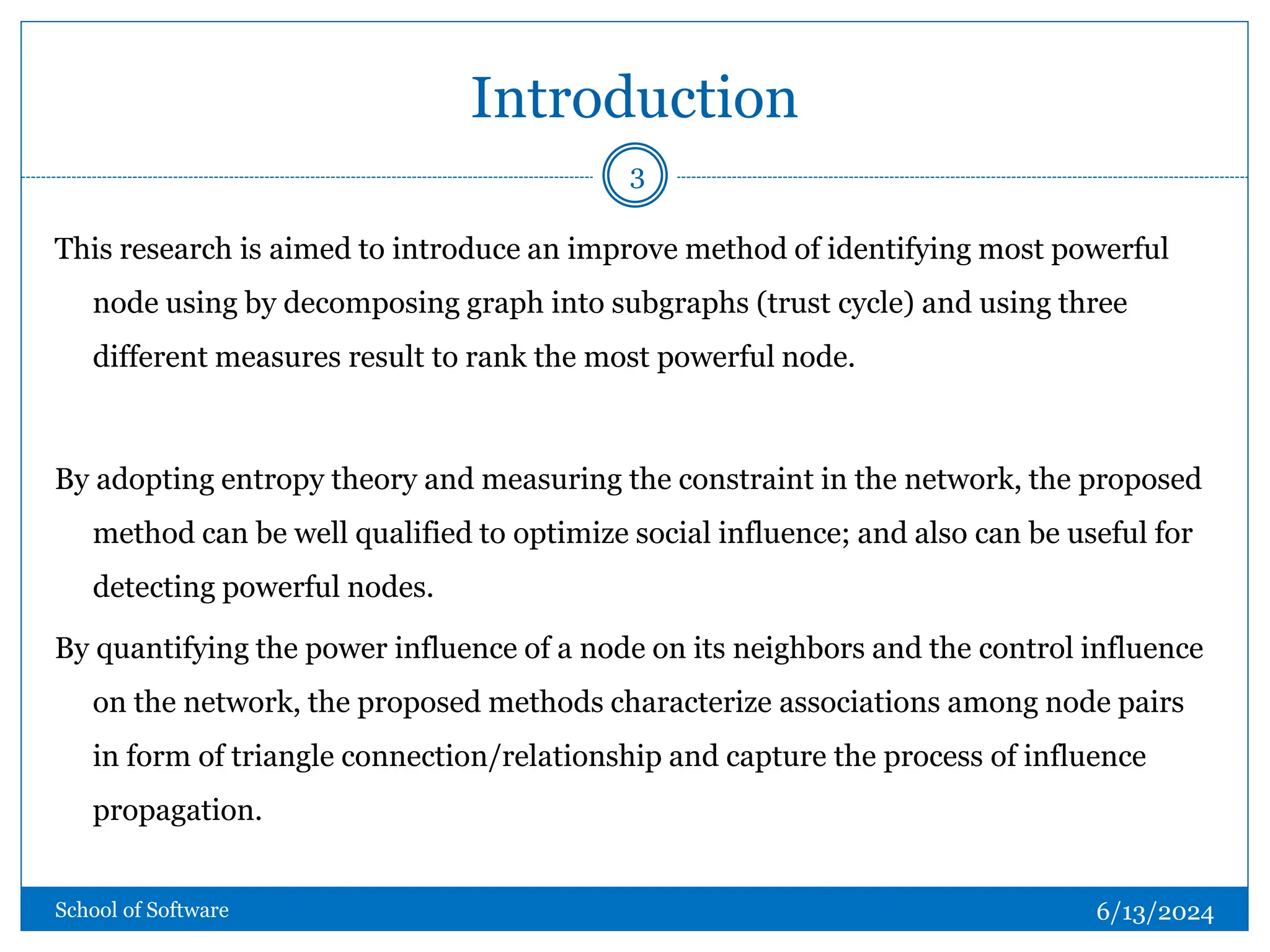 Identifying Most Powerful Node In Complex Networks A Triangle Graph Decomposition Approach Ppt