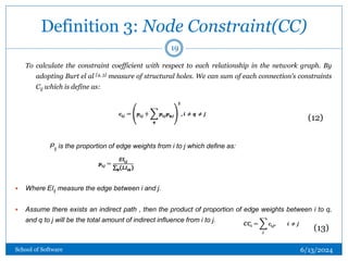 Identifying Most Powerful Node In Complex Networks: A Triangle Graph Decomposition Approach | PPTX