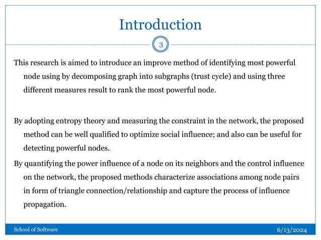 Identifying Most Powerful Node In Complex Networks A Triangle Graph Decomposition Approach Ppt