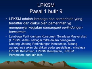 PENYELESAIAN SENGKETA DALAM HUKUM PERLINDUNGAN KONSUMEN | PPTX