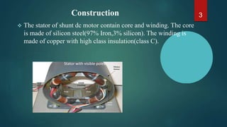 Presentation on Excided Shunt DC Motor.pptx