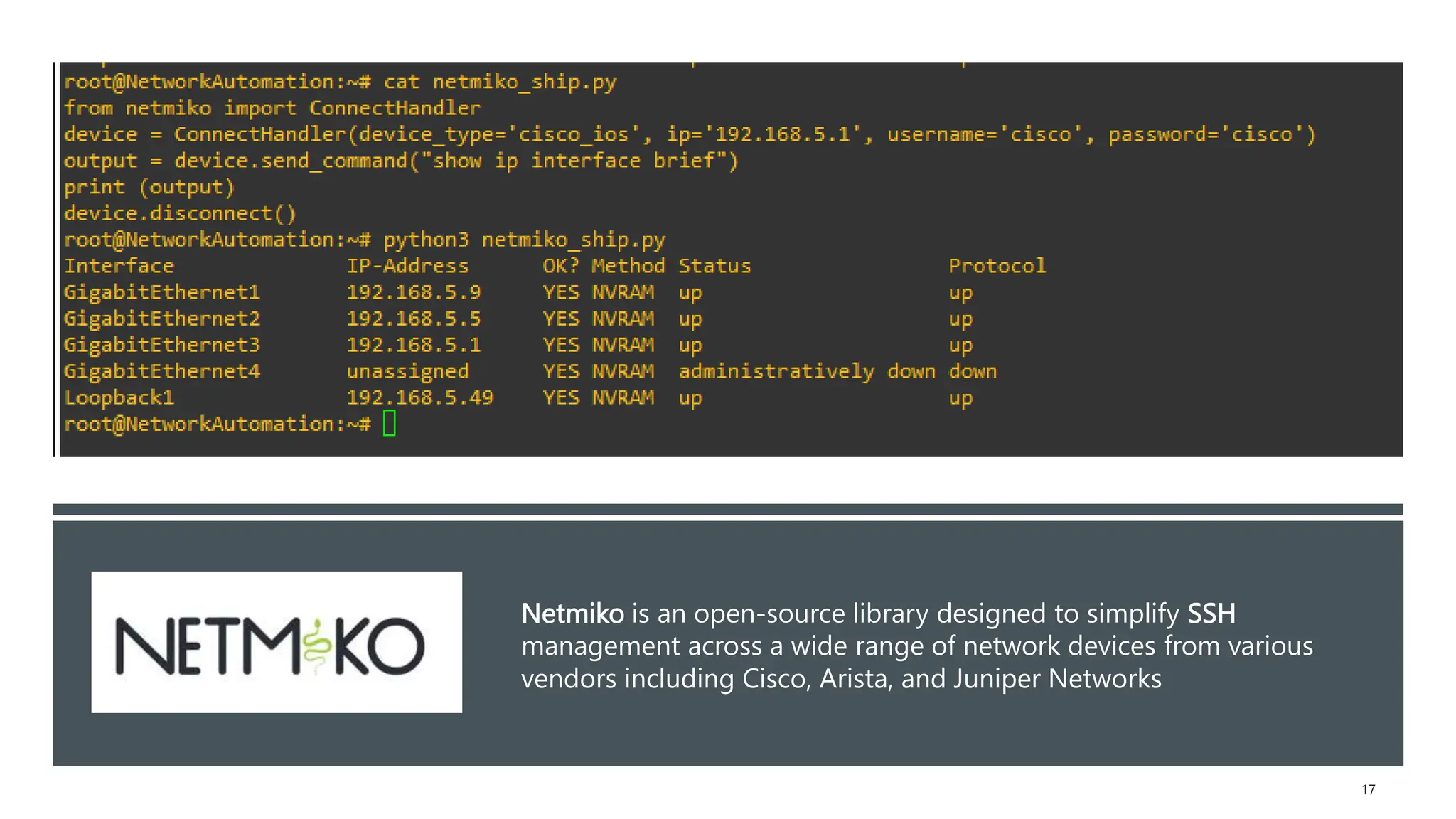 Network Auto Configuration and Correction using Python.pptx