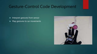 Gesture Controlled Car Presentation Using esp 32 | PPTX