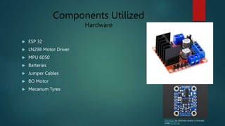 Gesture Controlled Car Presentation Using esp 32 | PPTX