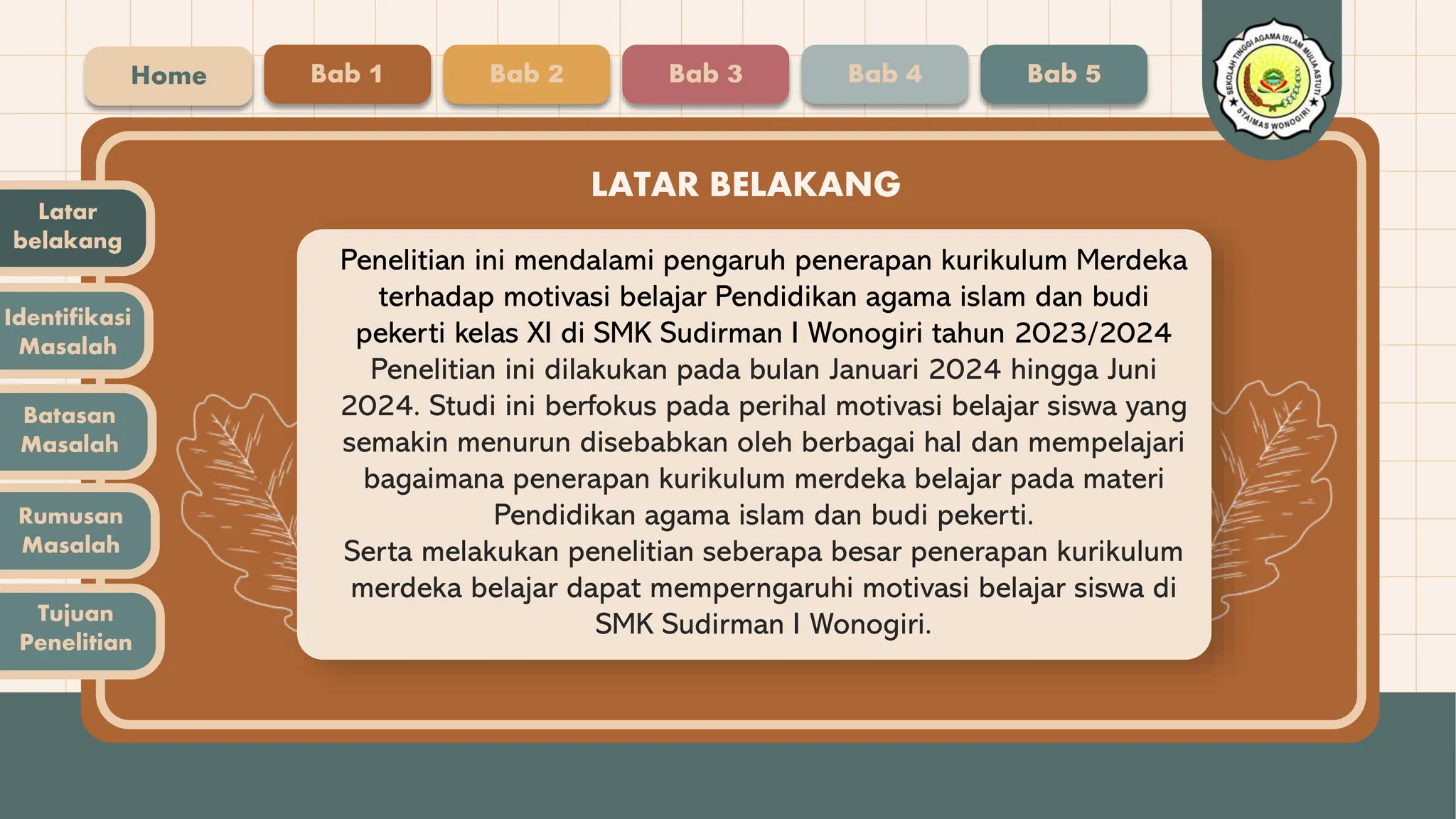 PPT SEminar Proposal Pendidikan Agama Islam.pptx