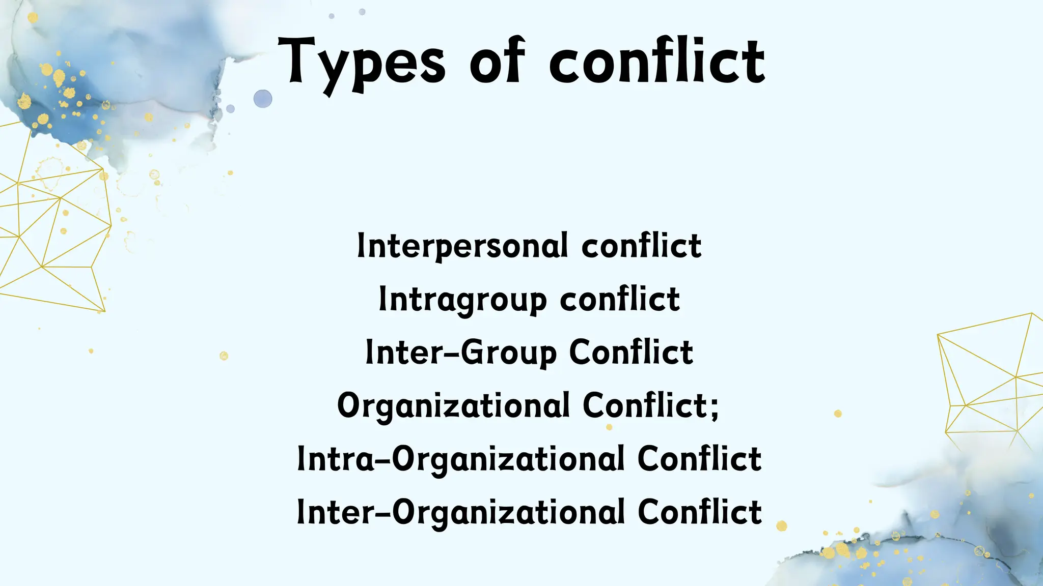 Conflict Resolution in organisation behaviour | PPT