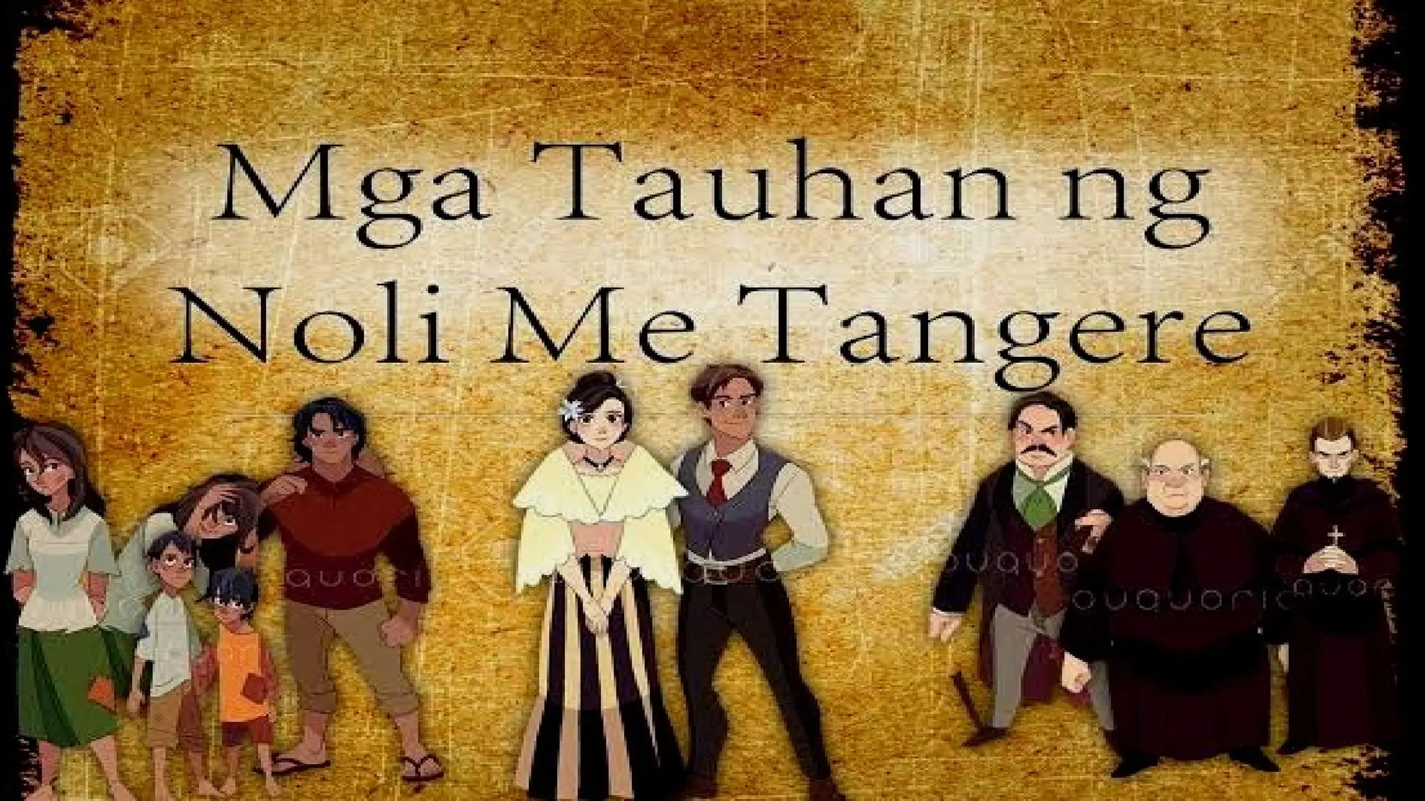 Mga Tauhan ng Noli Me Tangere Power Point Presentation | PPTX