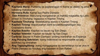 Mga Tauhan ng Noli Me Tangere Power Point Presentation | PPTX