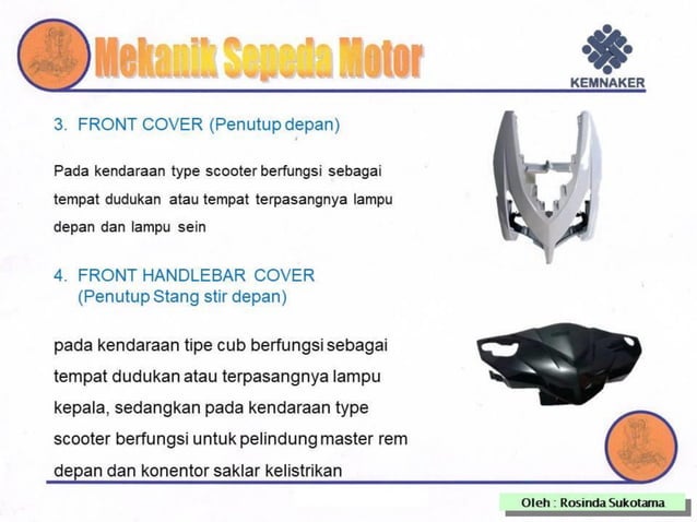Melakukan bongkar pasang Cover Body sepeda motor | PDF