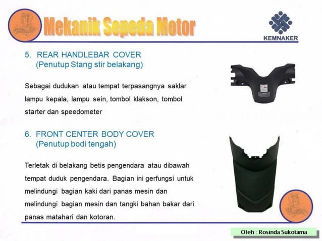 Melakukan bongkar pasang Cover Body sepeda motor | PDF