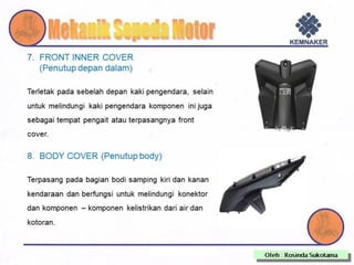 Melakukan bongkar pasang Cover Body sepeda motor | PDF