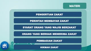 PPT MATERI ZAKAT, ZAKAT FITRAH, ZAKAT MAL | PPTX