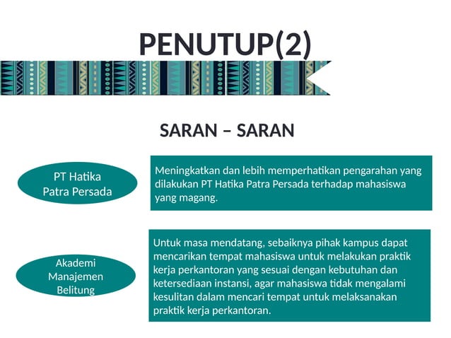 laporan praktik kerja perkantoran pada PT | PPT