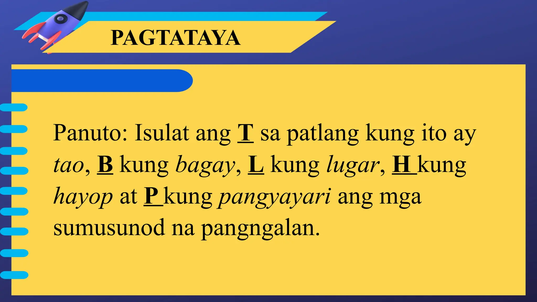 PPT. Pangngalan.pptx Tumutukoy sa ngalan ng tao, bagay, hayop, lugar at pangyayari | PPTX