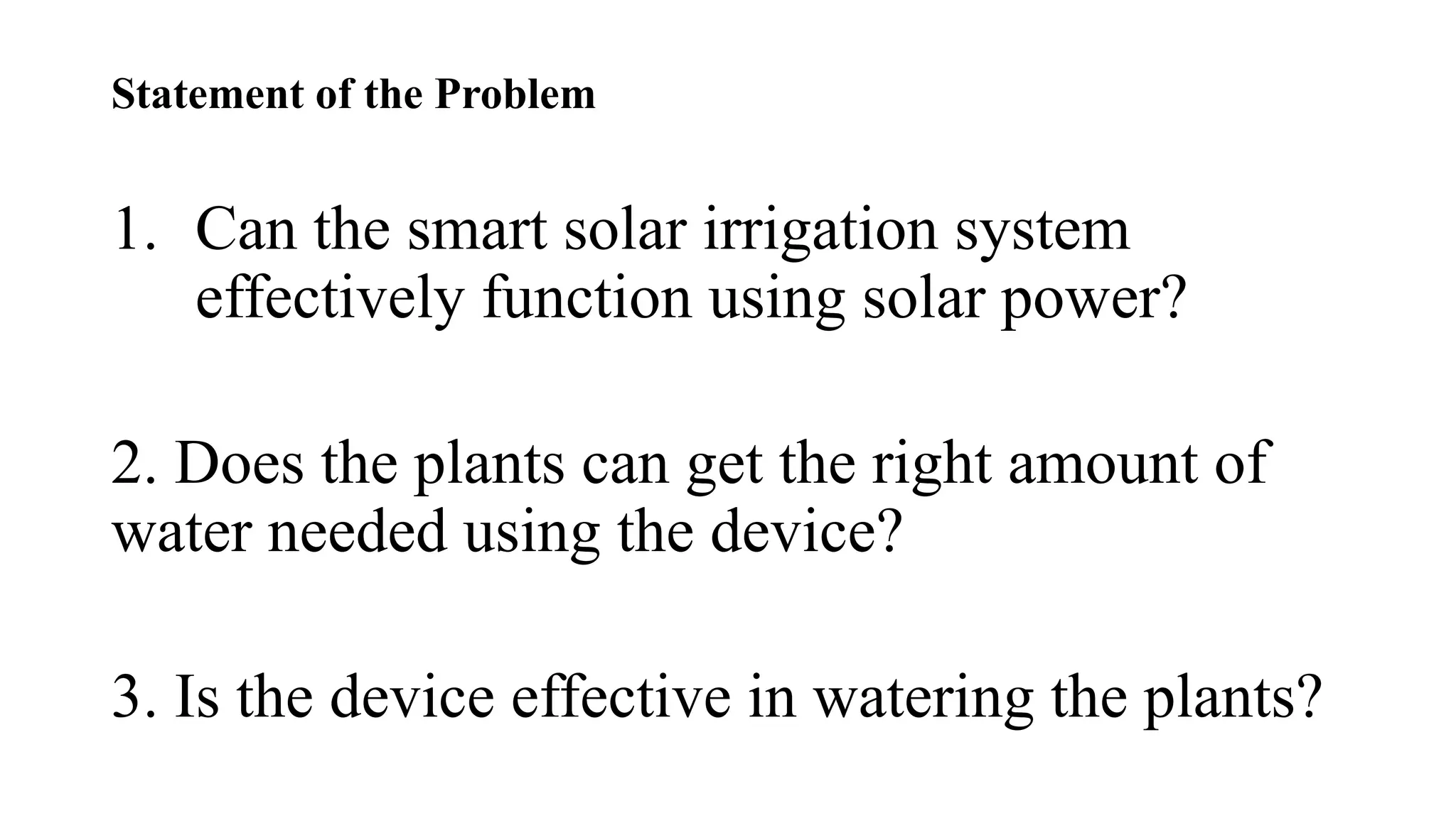Smart Solar Irrigation Machine Prototype | PPT