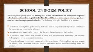 PPT. SCHOOL POLICIES. S.Y 2024-2025 ORIENTATION.pptx
