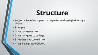English Grammar Present Perfect Tense.pptx
