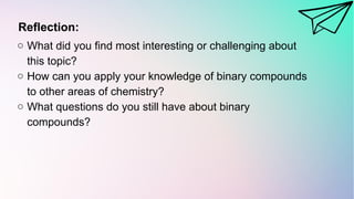 CHEMICAL FORMULA THAT IS NEEDED FOR SCIENCE LABORATORY | PPT
