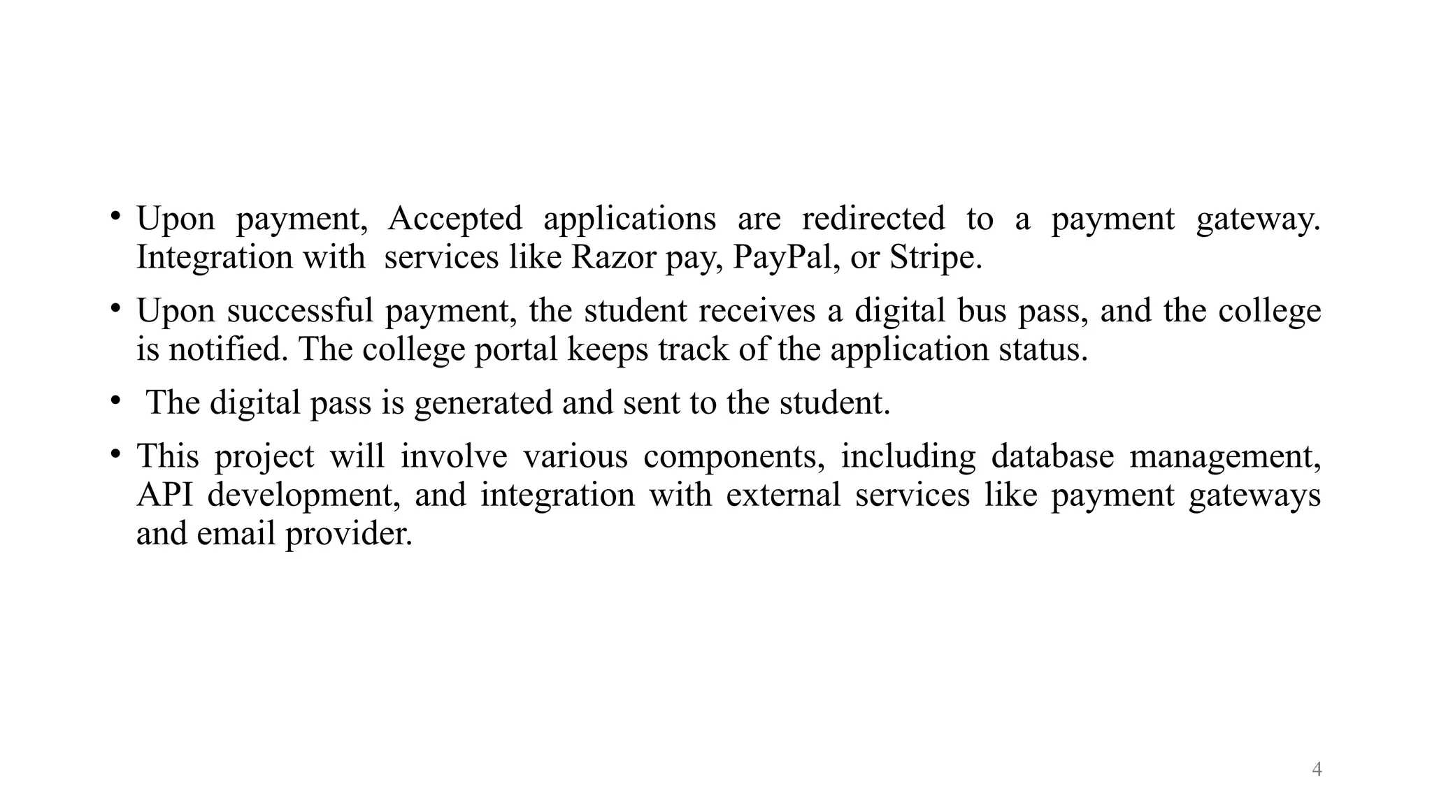 COLLEGE STUDENTS RTC BUS PASS MANAGEMENT SYSTEM.PPTX