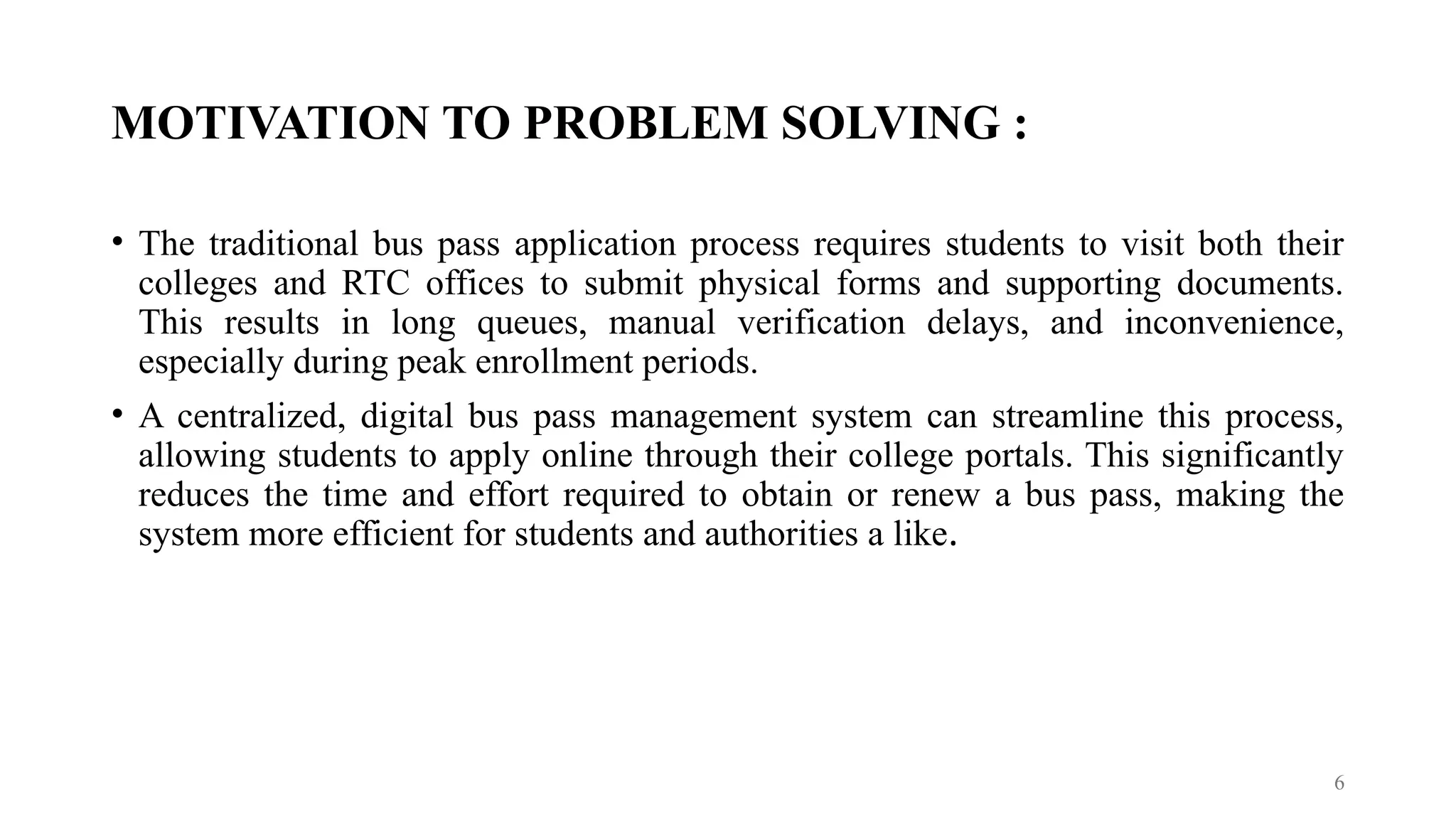 COLLEGE STUDENTS RTC BUS PASS MANAGEMENT SYSTEM.PPTX