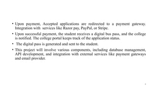 COLLEGE STUDENTS RTC BUS PASS MANAGEMENT SYSTEM.PPTX