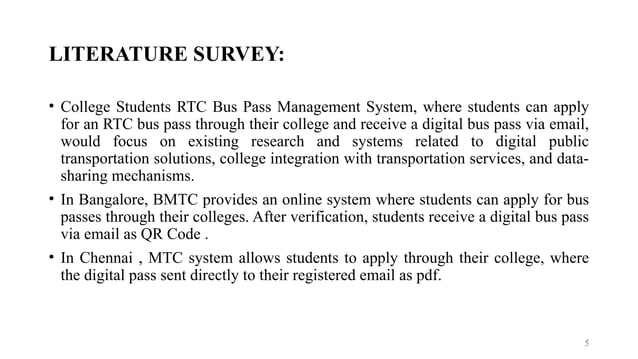 COLLEGE STUDENTS RTC BUS PASS MANAGEMENT SYSTEM.PPTX | College Planning ...