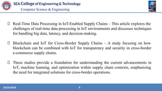 E-commerce supply chain using machine learning | PPT