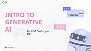 Build with AI : GenAI introduction and usage | PPTX