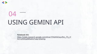 Build with AI : GenAI introduction and usage | PPTX