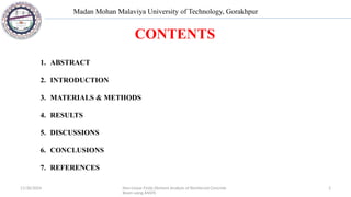 nonlinear finite element analysis of reinforced concrete beams using ansys.pptx