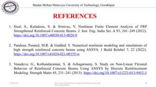 nonlinear finite element analysis of reinforced concrete beams using ansys.pptx