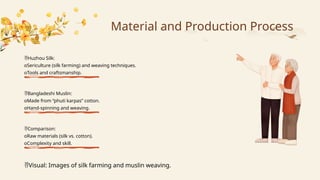 Huzhou Silk and Bangladeshi Muslin: A Textile Journey ppt.pptx