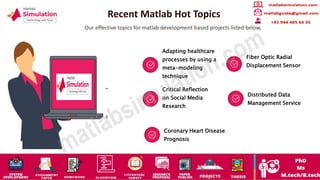Mat Lab Projects Research Guidance | PPT