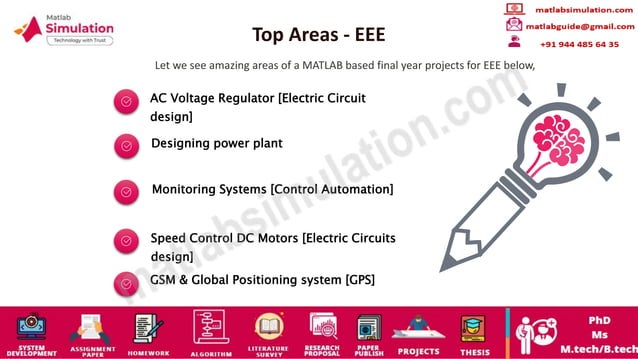 MATLAB Based Final Year Projects for EEE Research Topics | PPTX | Radio Control | Hobbies ...