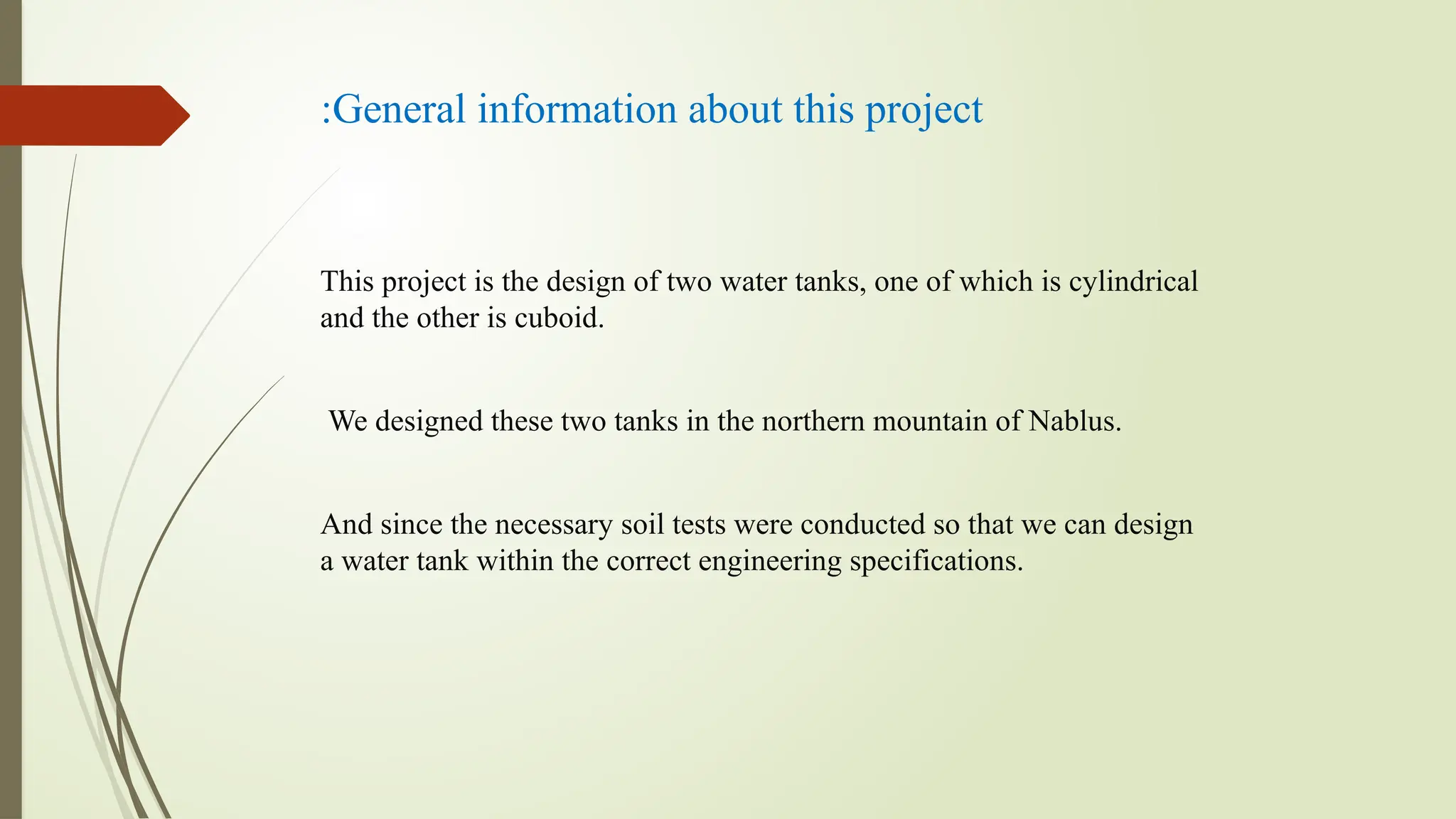 Design of Water Tank in Detailed By Muhhamd | PPTX