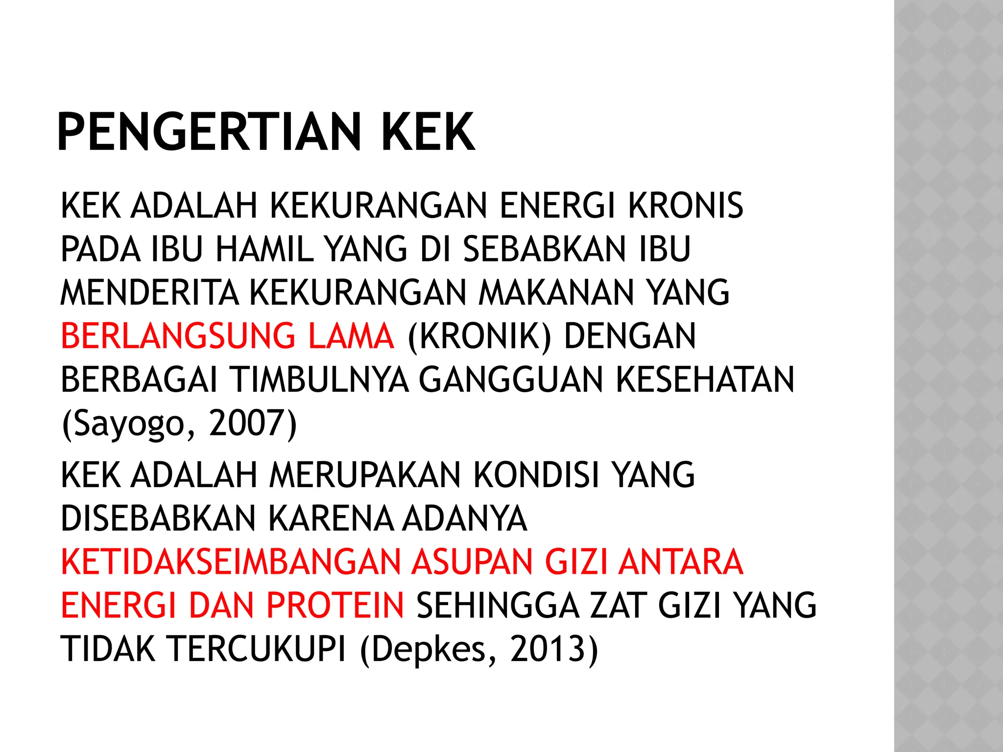 PPT.BUMIL KEK BPI_KESEHATAN IBU&ANAKpptx | PPTX