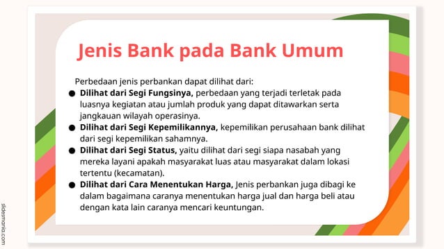 Ppt. BANK UMUM.pptx BANK DAN LEMBAGA KEU | PPT