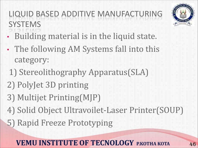 3D printing additive printing use in real life | PPT