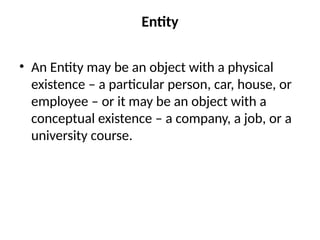 Entity Relationship Diagram - DBMS - PPT | PPT