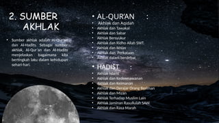 PPT KONSEP AKHLAK yang menggambarkan penjelasan | PPTX