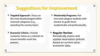 PPT of reservation as a egalitarian.pptx