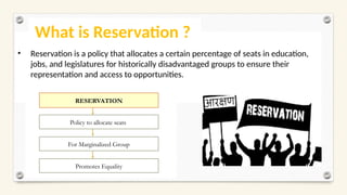 PPT of reservation as a egalitarian.pptx