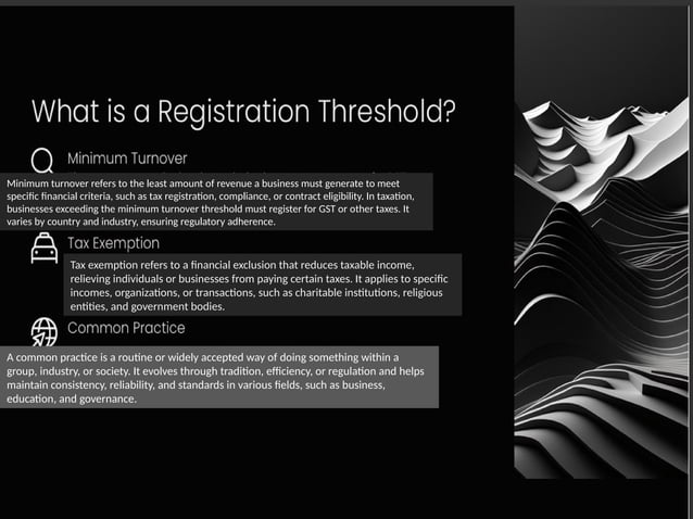 Threshold o f GST PPT.pptx very useful. | PPT