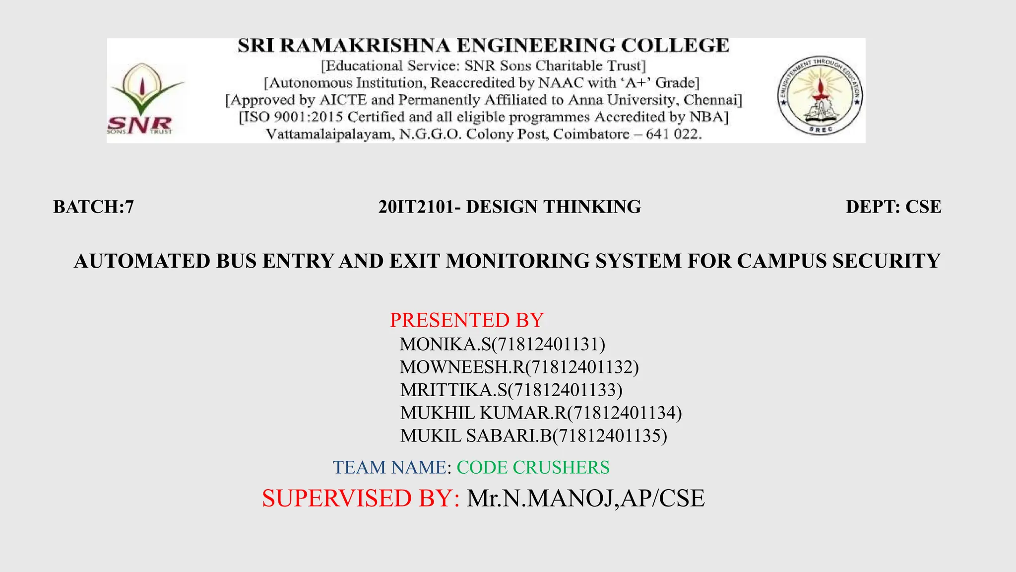 Ppt.pptx about smart Bus tracking using ocr | PPTX