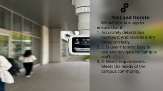 Ppt.pptx about smart Bus tracking using ocr | PPTX