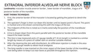 Oral and maxillofacial surgery -extra oral nerve blocks | PPT
