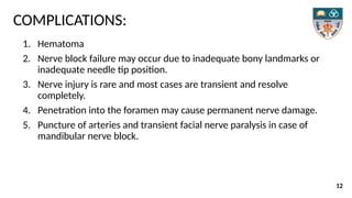Oral and maxillofacial surgery -extra oral nerve blocks | PPT