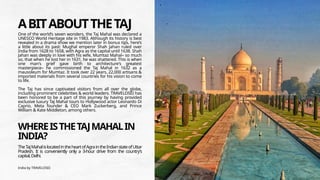 Visiting the Taj Mahal in India in 2025 [Everything you need to know] | PPT